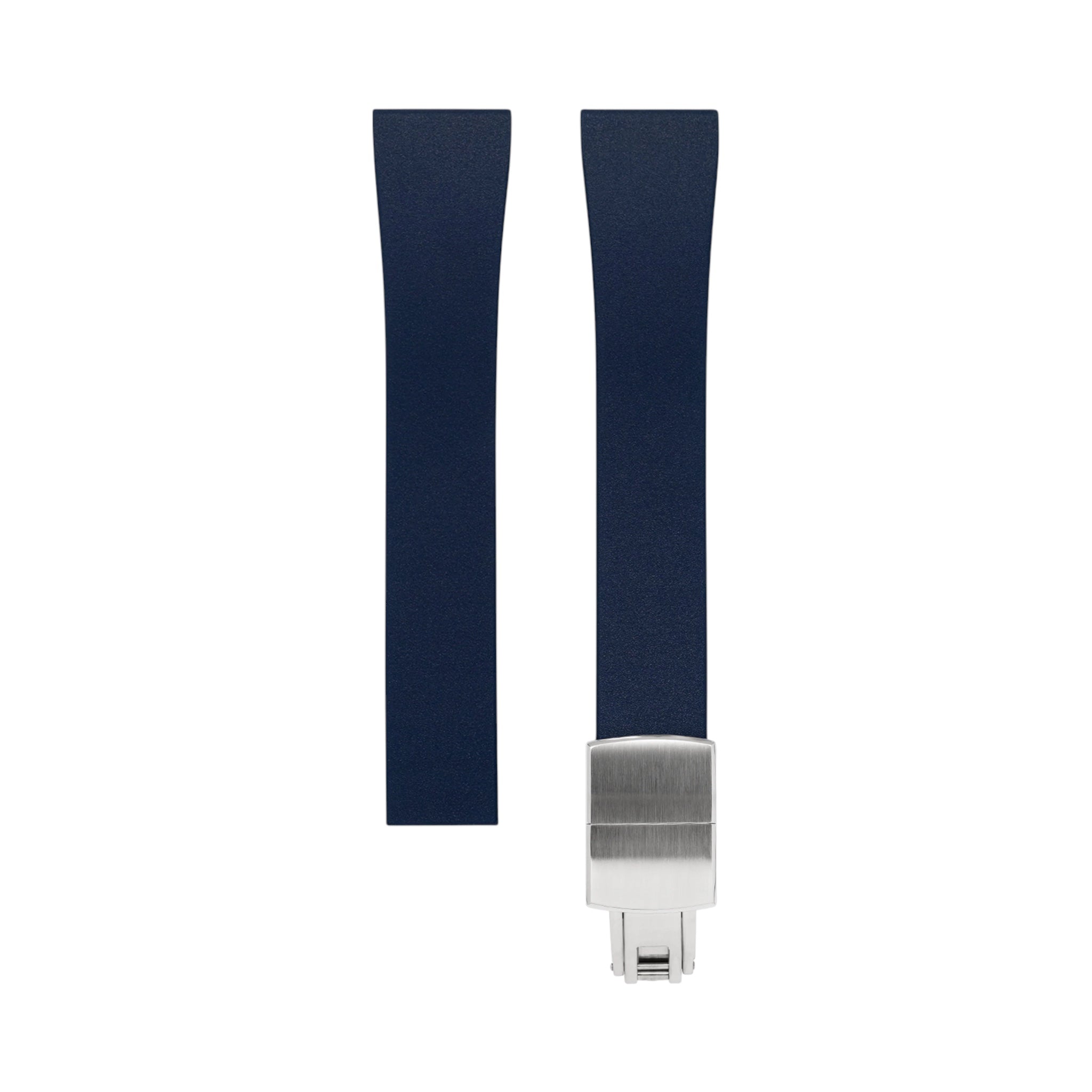 Perpetual Straps - Navy CTS FKM Rubber Strap 20mm & Deployant Clasp