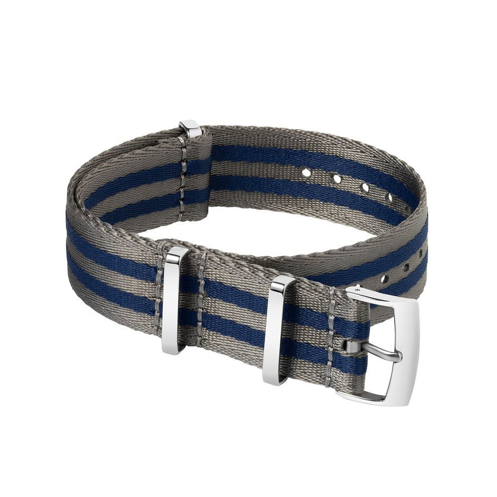 GRAY NAVY NYLON - PREMIUM FABRIC WATCH STRAP for MOST 20MM WATCHES ...